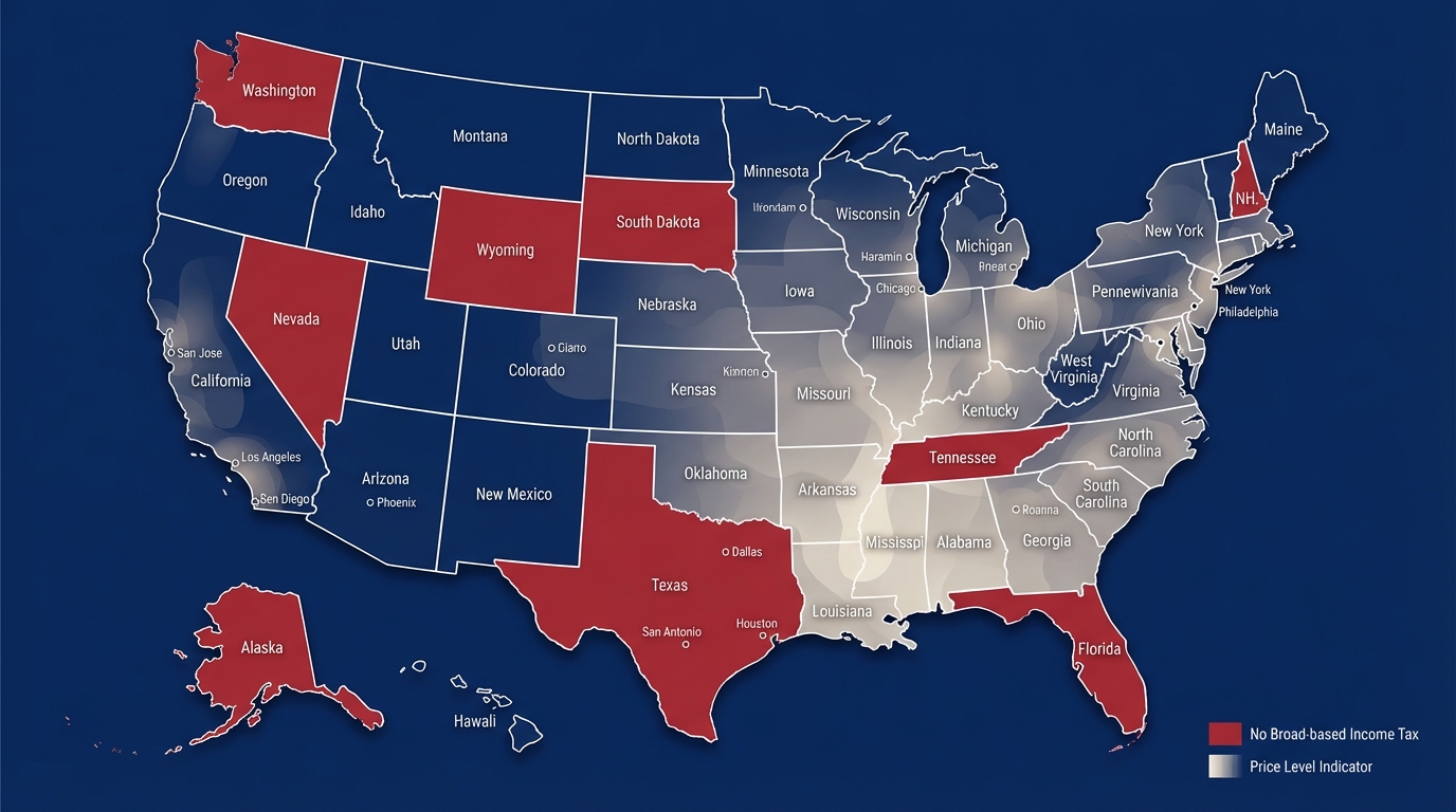 What states have no state income tax? — What it means for cost of ...