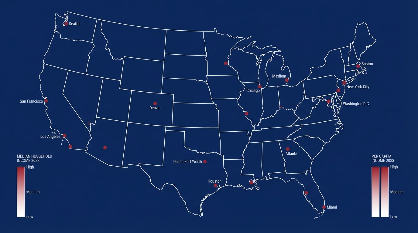 wealthiest cities in united states: which states top the 2023 rankings