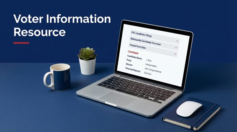 Candidate information pages from neutral public sources such as FEC and ...