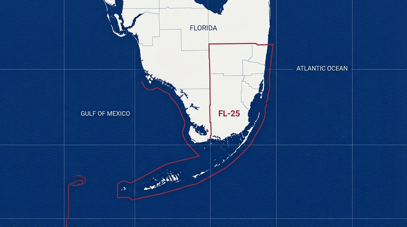 Florida 25th Congressional District: How districts are drawn and why it ...