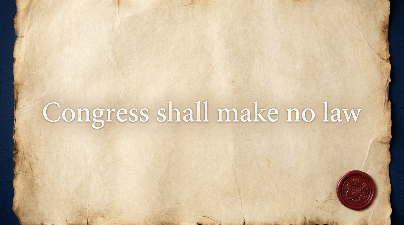 actual text of the first amendment explained, clause by clause