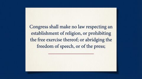 Plain explanation of the First Amendment — explanation of the first ...