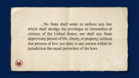 Fourteenth amendment text: the four main clauses explained