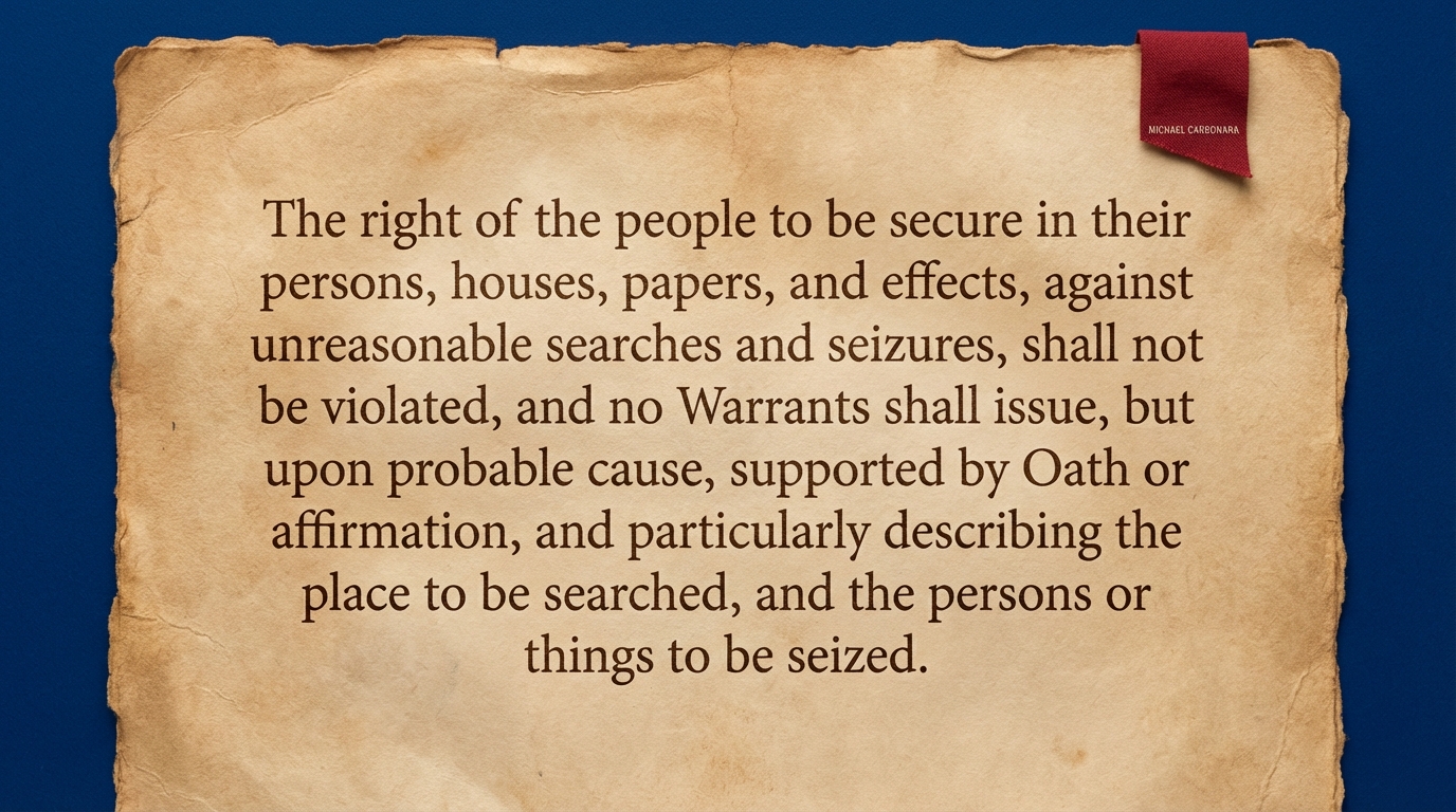 full text of the fourth amendment, plain-language guide and key cases