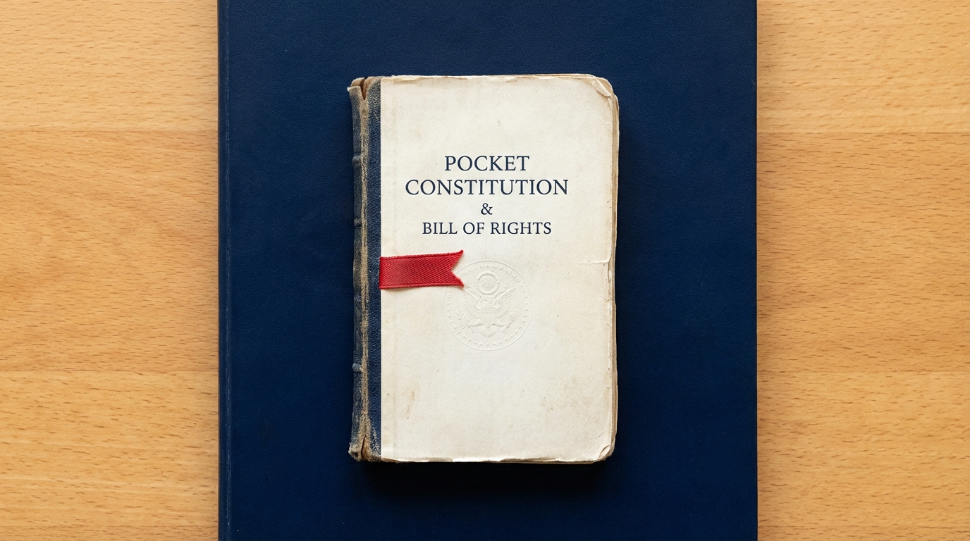 Pocket Constitution and Bill of Rights: How the two are connected